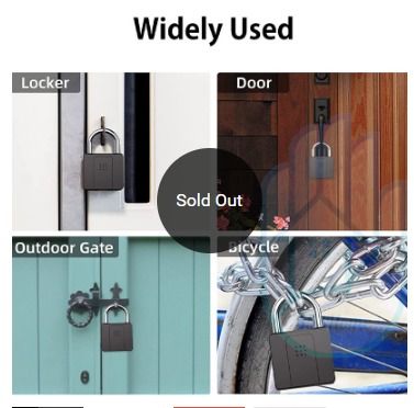 SMART Fingerprint Padlock / Keyless / App Remote Waterproof Digital Key ...