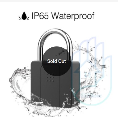 SMART Fingerprint Padlock / Keyless / App Remote Waterproof Digital Key ...