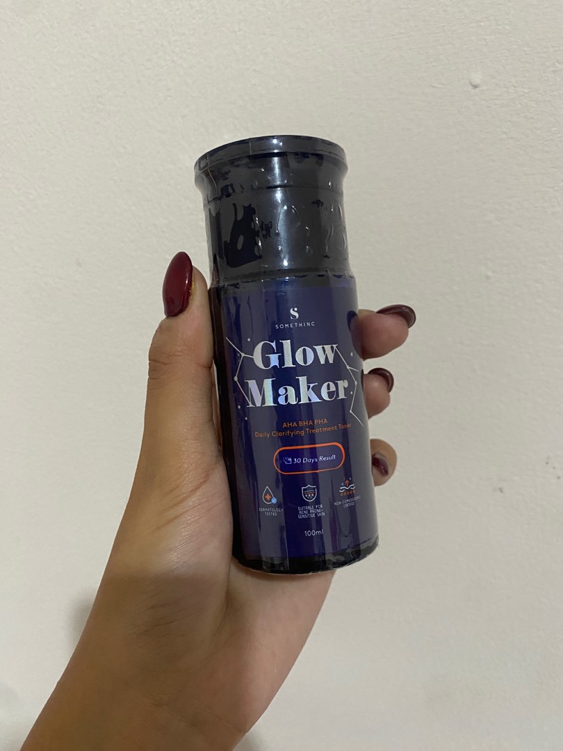 Somethinc glow maker toner, Kesehatan & Kecantikan, Kulit, Sabun ...