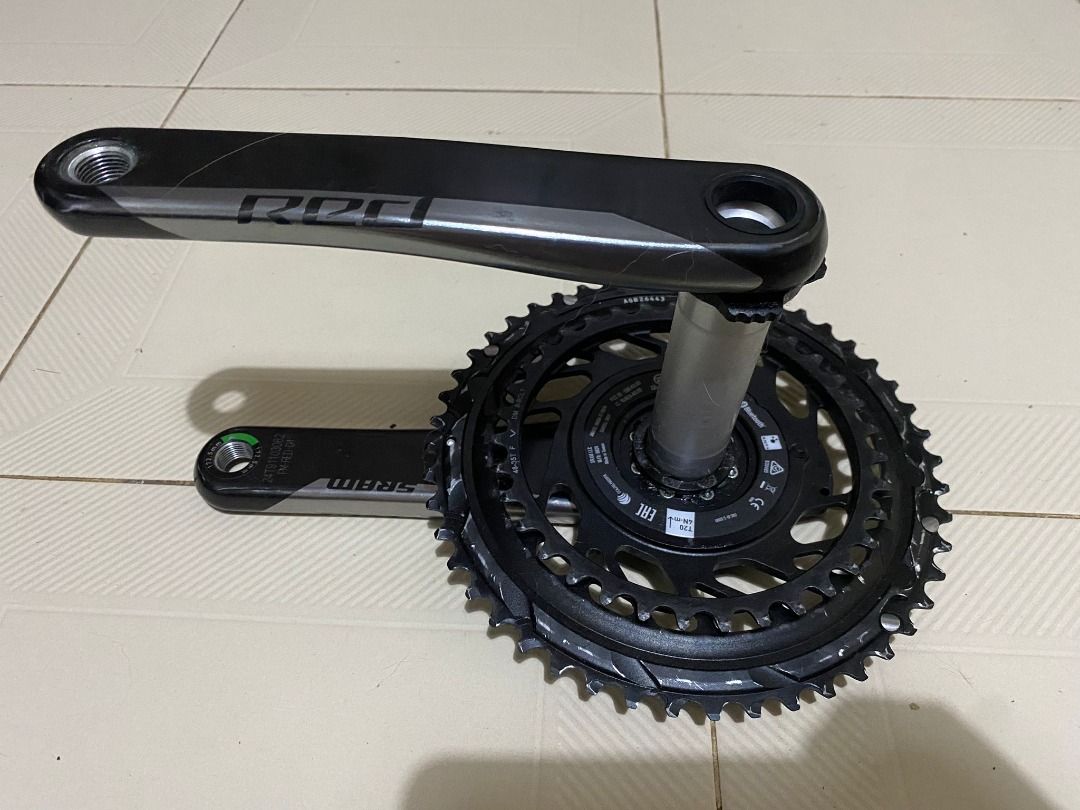 SRAM RED Power Meter Crank and Chainring, Sports Equipment, Bicycles ...