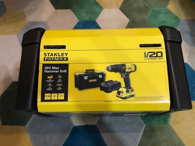 Stanley 20V 2.0AH Li-Ion Cordless Hammer Drill (SCD711C1H), Furniture ...