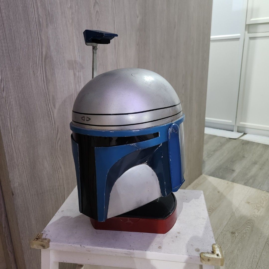 Star Wars Jango Fett modified wearable Rubies helmet, Hobbies & Toys ...