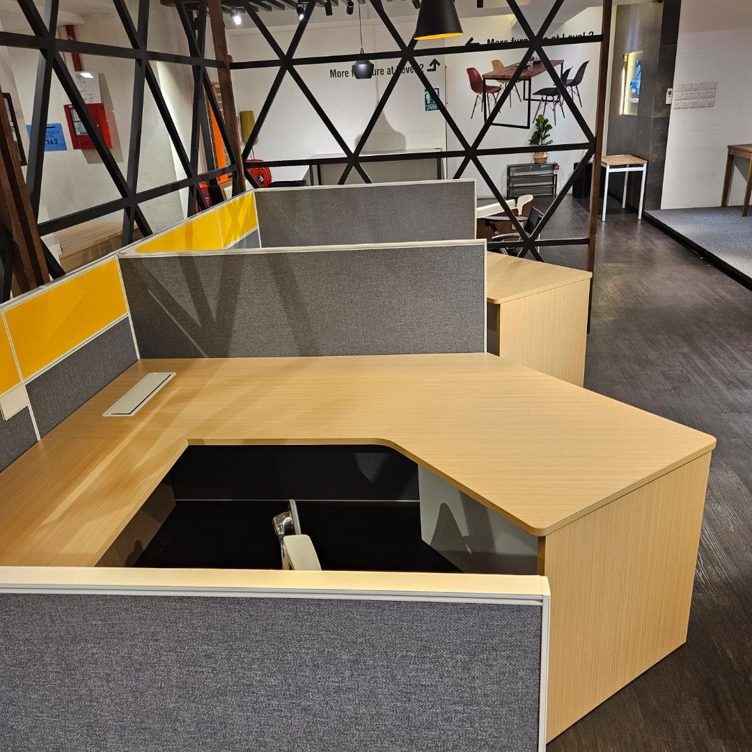 Steward 2-Pax Office Workstation Table, Furniture & Home Living ...