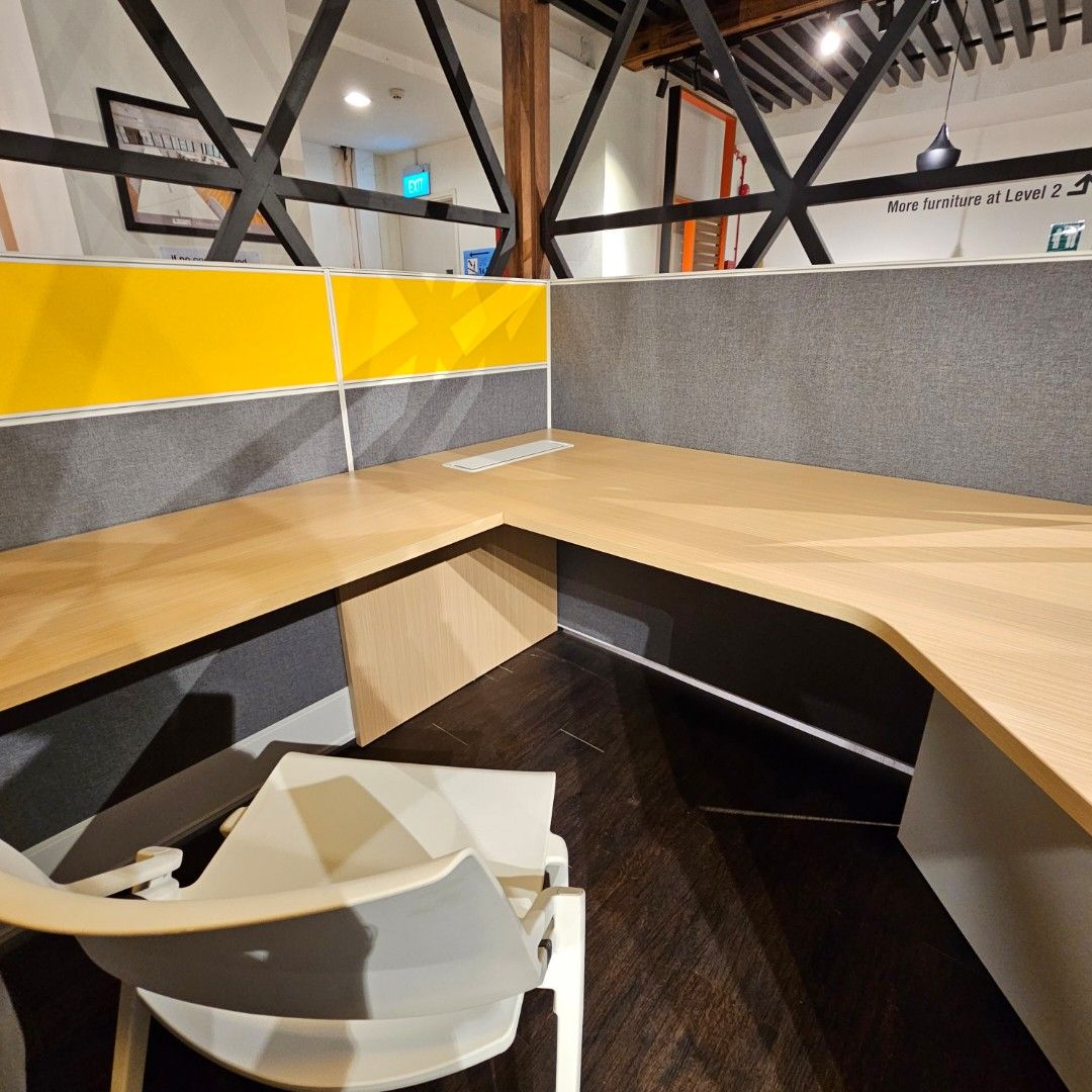 Steward 2-Pax Office Workstation Table, Furniture & Home Living ...