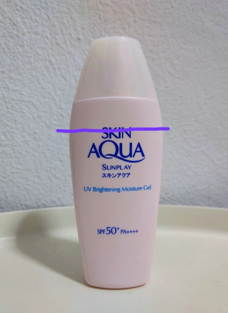 Sunplay Skin Aqua UV Brightening Moisture Gel SPF 50+, Beauty ...