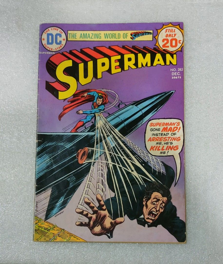 Superman #282 (1974), Hobbies & Toys, Books & Magazines, Comics & Manga ...