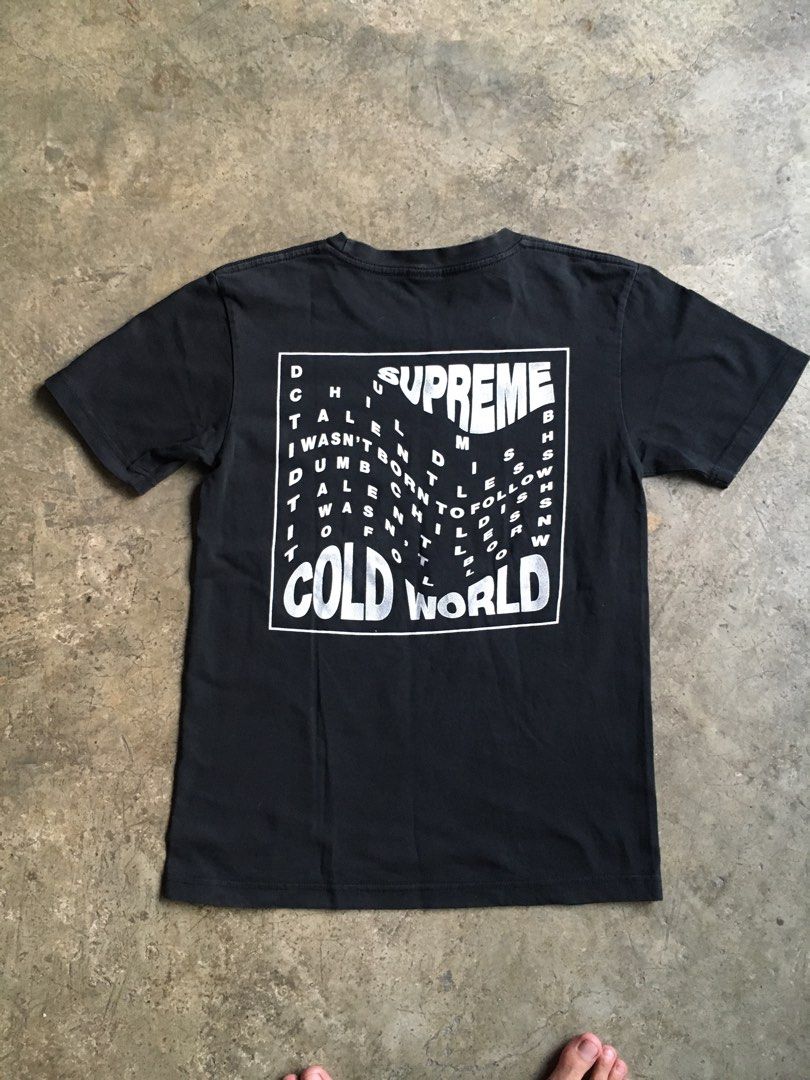 SUPREME COLD WORLD, Men's Fashion, Tops & Sets, Tshirts & Polo Shirts ...