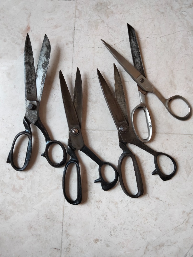 Tailoring Scissors, Hobbies & Toys, Memorabilia & Collectibles, Vintage ...