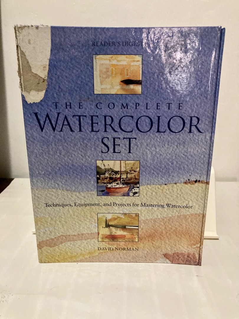 THE COMPLETE WATERCOLOR SET ~ DAVID NORMAN ~ BRUSHES PAINTS BOOK on ...