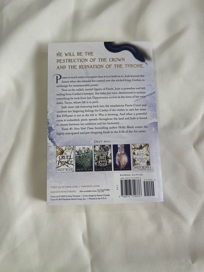 the cruel prince trilogy box set by holly black, Hobbies & Toys, Books ...