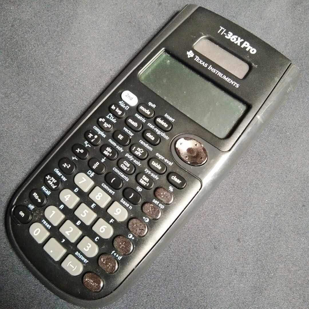 TI- 36X Pro Calculator, Computers & Tech, Office & Business Technology ...