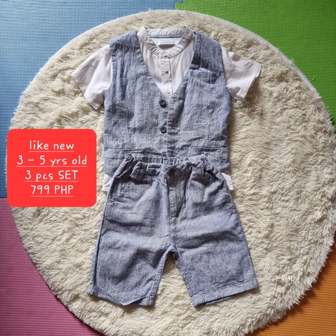 Toddler baptismal pang binyag pang porma set on Carousell