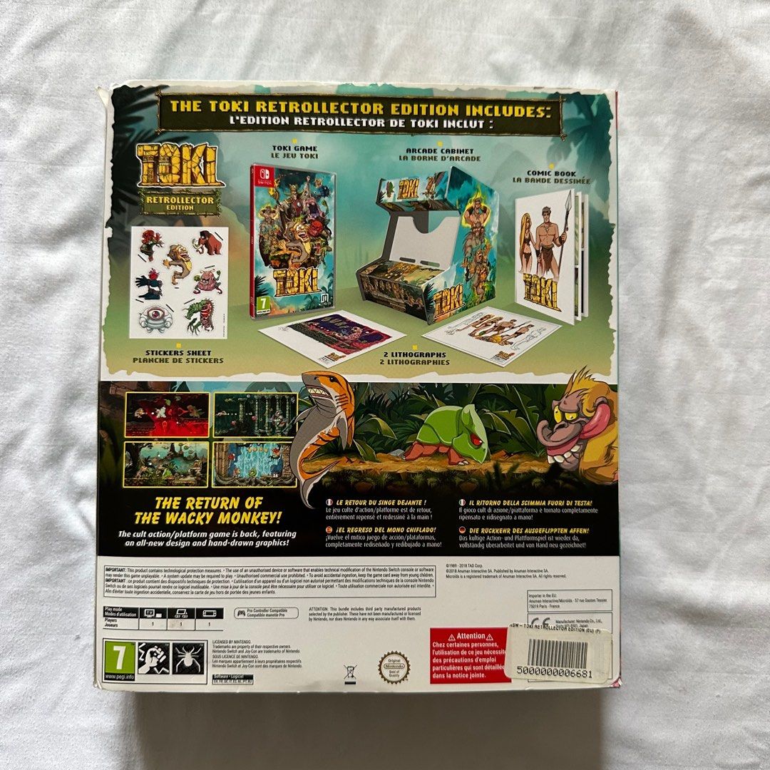 Toki Retrocollector Edition switch game on Carousell