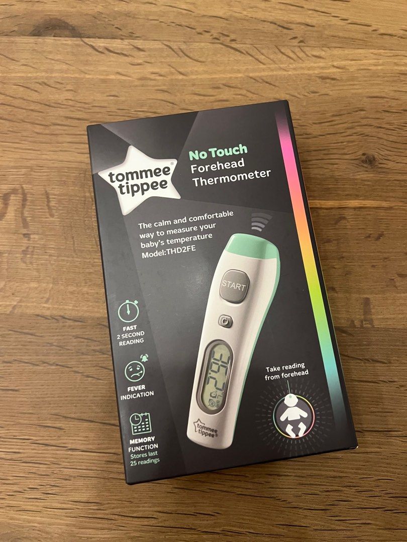 TOMMEE TIPPEE NO TOUCH FOREHEAD THERMOMETER, Health & Nutrition ...