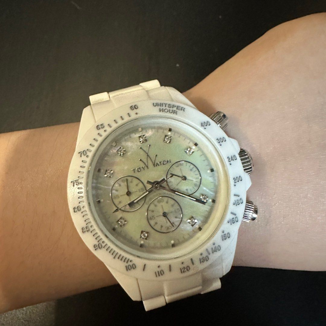 Toy Watch plasteramic pearl dial watch, Women's Fashion, Watches ...