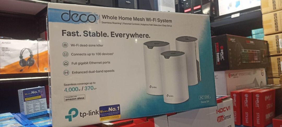 Tp Link Deco S Ac Whole Home Mesh Wifi System Full Gigabit Port Dual Band Pack Computers