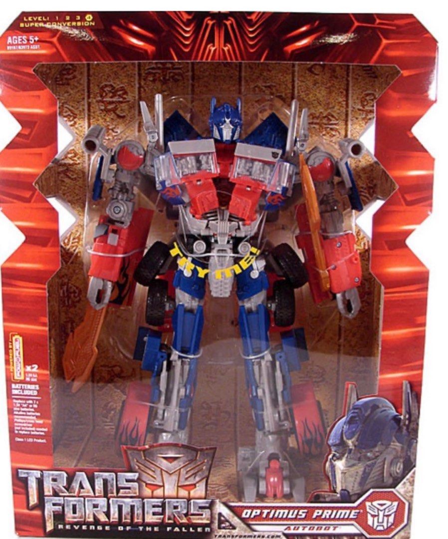 Transformers ROTF Leader Class Optimus Prime & Deluxe Class Bumble Bee ...