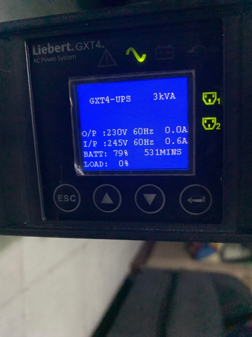 UPS Liebert Vertiv GXT4 3kva, Computers & Tech, Office & Business Technology on Carousell