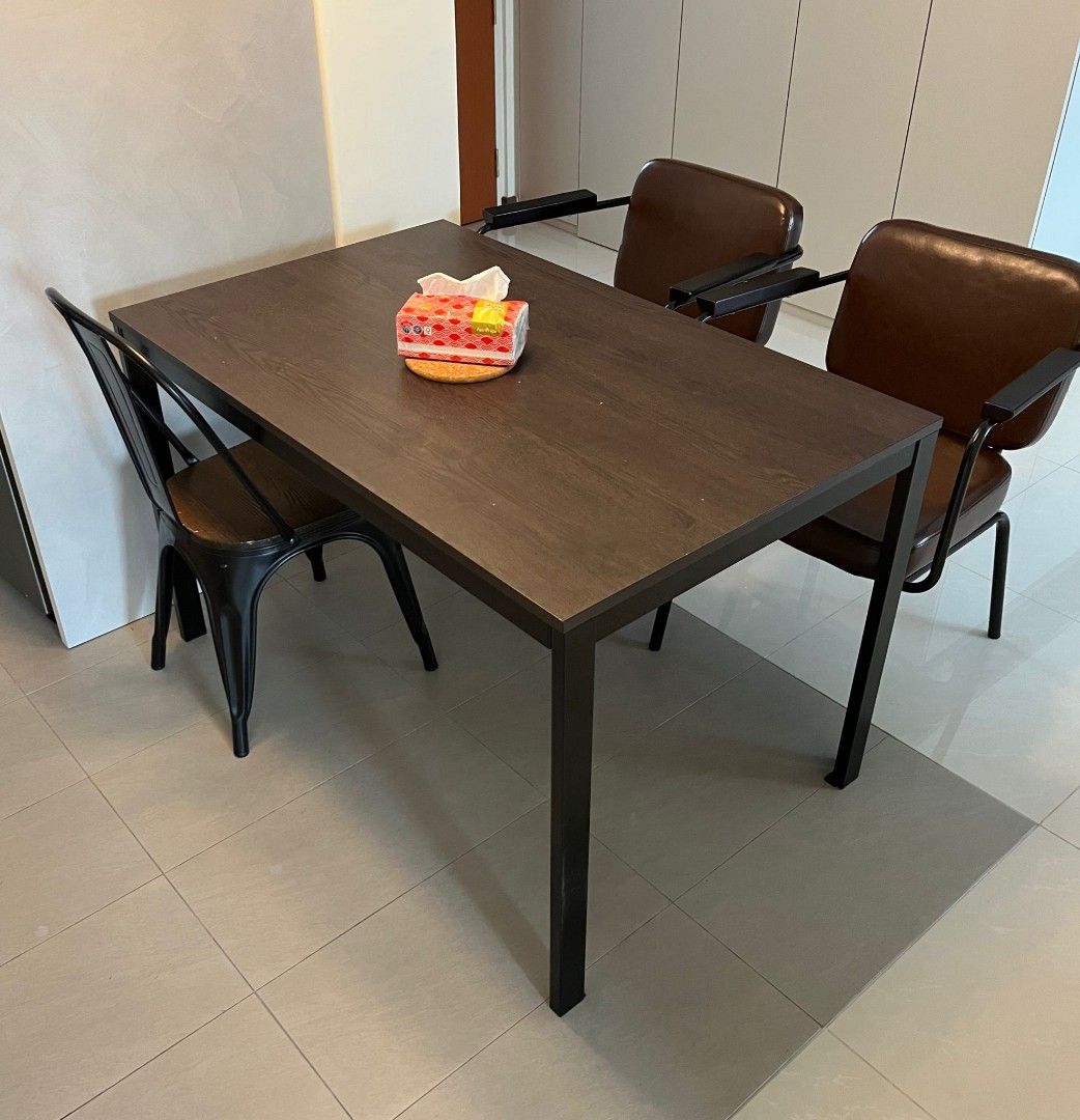 VANGSTA EXTENDABLE TABLE, Furniture & Home Living, Furniture, Tables ...