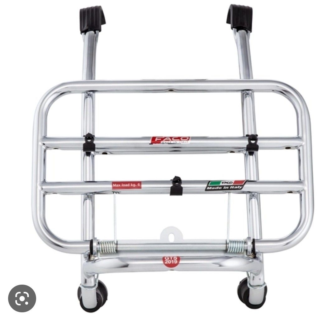 Vespa GTS 300 Front Rack HPE, Motorcycles, Motorcycle Accessories on ...