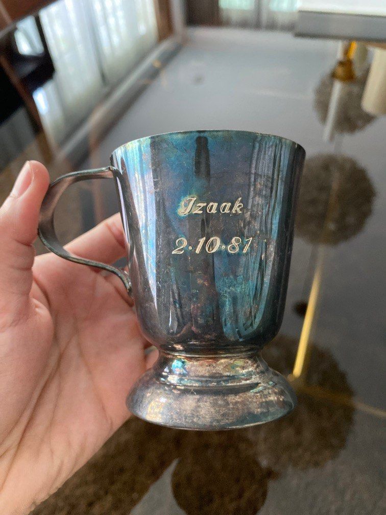 Vintage children silver plated cup, Hobbies & Toys, Collectibles & Memorabilia, Vintage ...