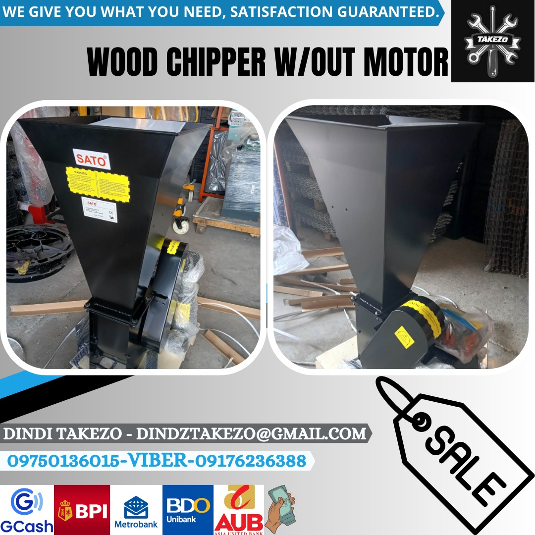 Wood Chipper w/out Motor, Commercial & Industrial, Industrial Equipment ...