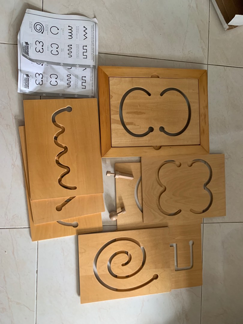 Wooden writing learning, TV & Home Appliances, Other Home Appliances on ...