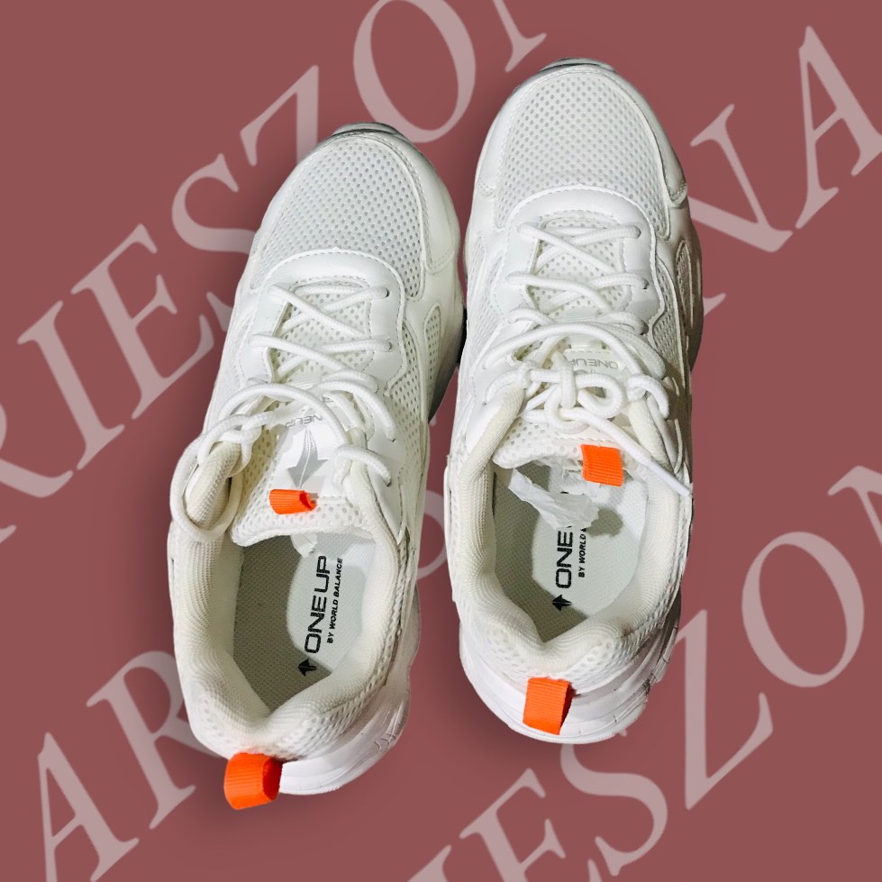 World Balance White Sneakers on Carousell