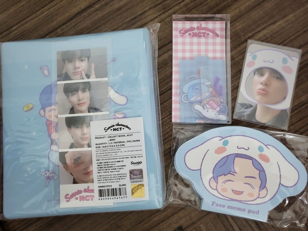wts nct dream jeno sanrio pop up store collab notepad pc collectbook ...