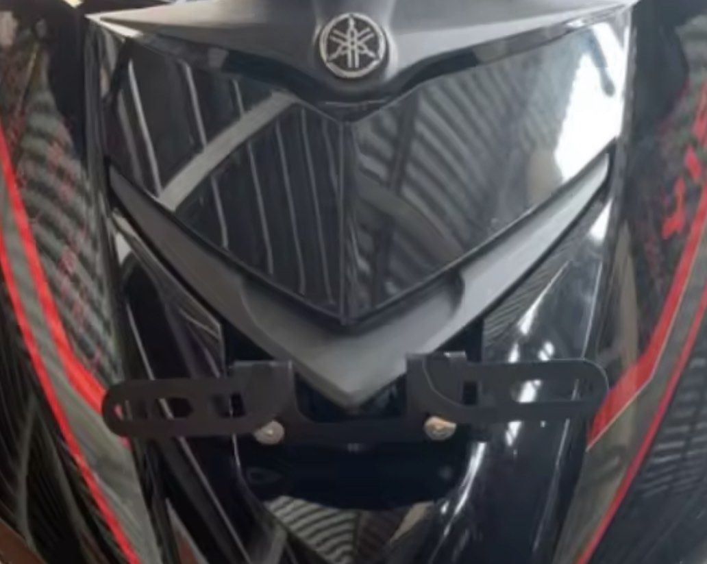 Yamaha Sniper Front Plate Holder, Motorcycles, Motorcycle Accessories ...