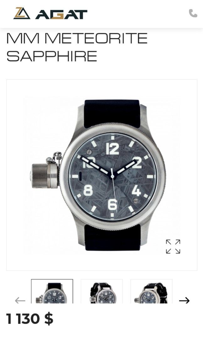 Zlatoust 195 Steel 46mm Meteorite Dial "Real Russian Dive Watch" on ...