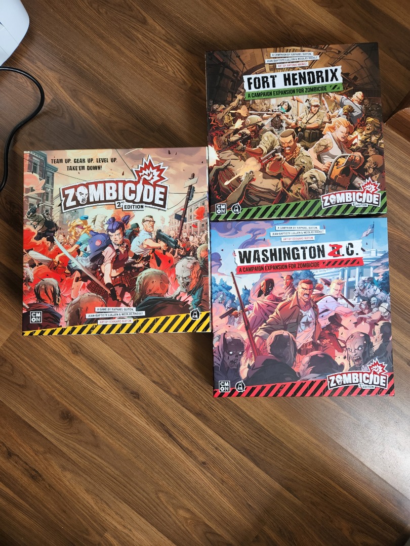 Zombicide 2nd Edition + 2 Expansions, Hobbies & Toys, Toys & Games on ...