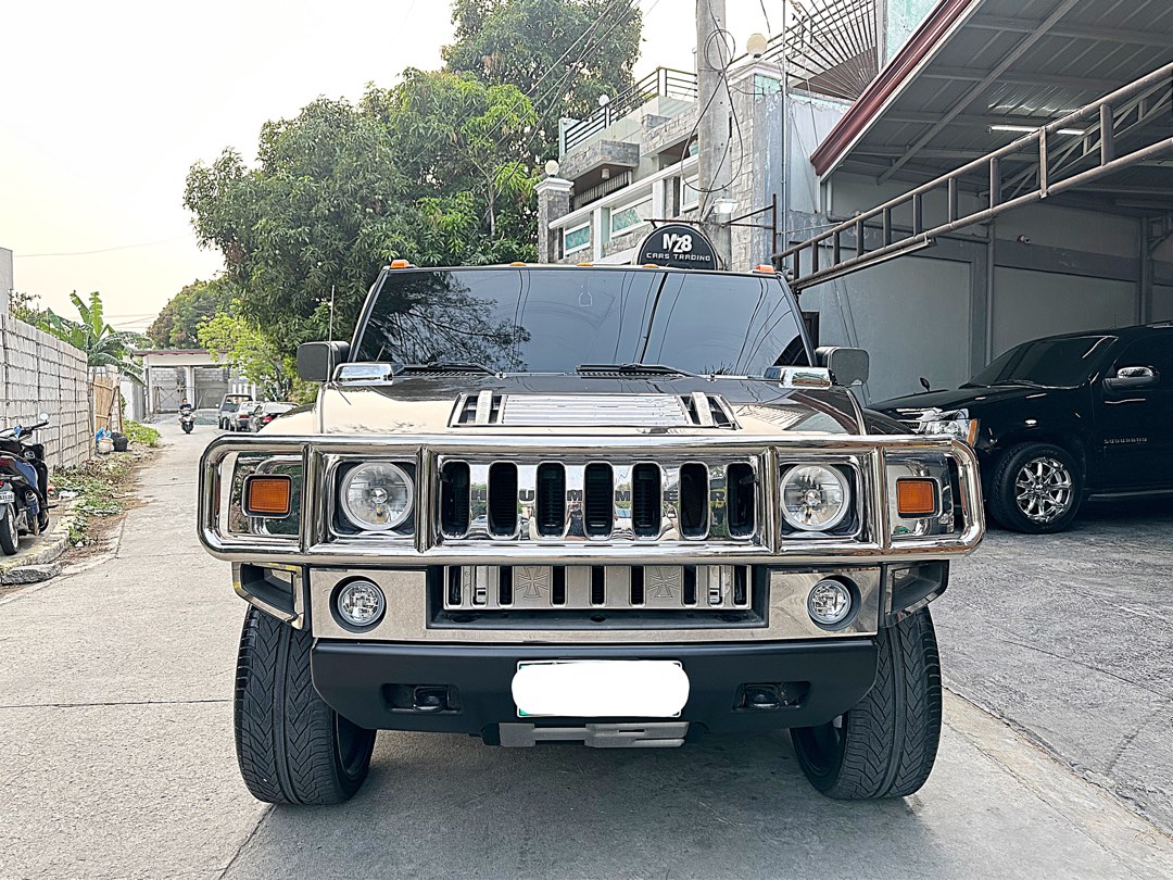 2004 Hummer H2 26S Chrome Mags Sound setup Fully Loaded Black Super ...