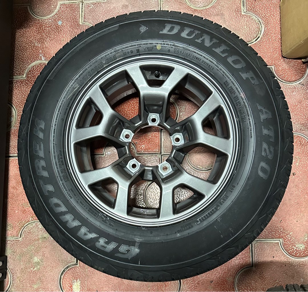 2021 Suzuki Jimny GLX Mag wheels and Dunlop AT20 195 80 R15 Tires with ...