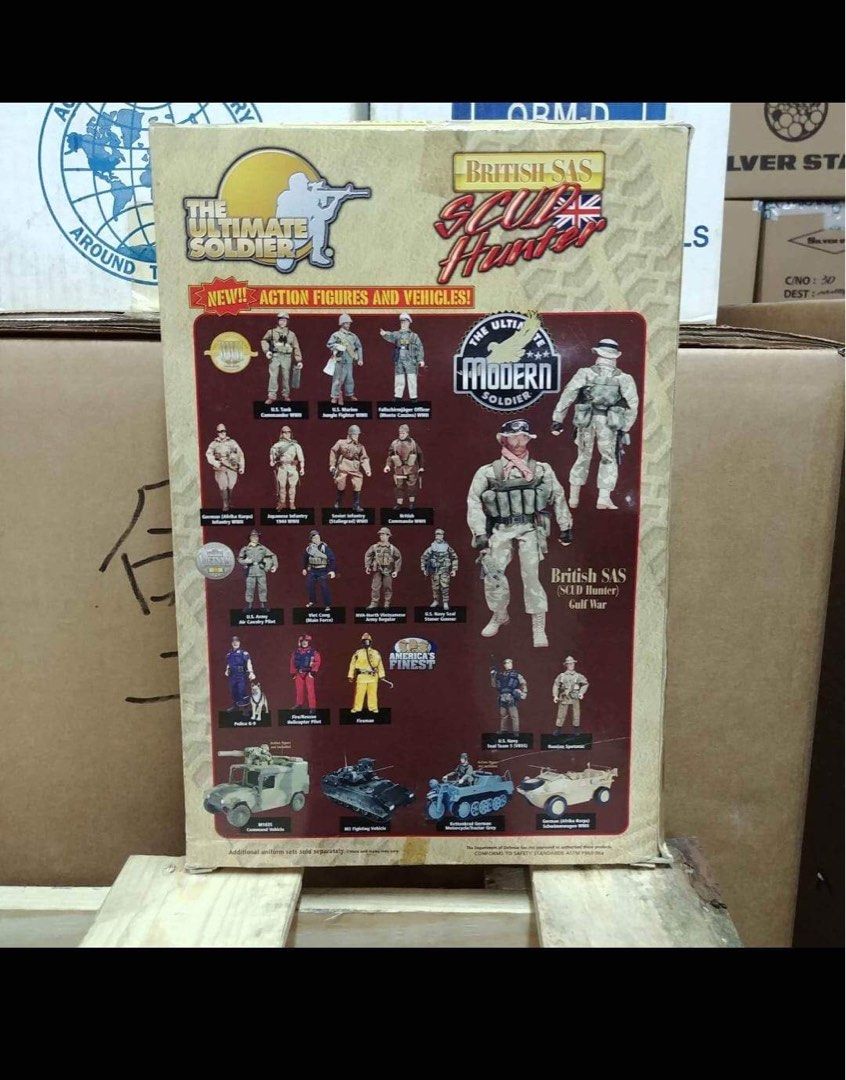 21st CENTURY TOYS BRITISH SAS SCUD HUNTER 英國特種空勤團 1/6 12" 12吋 ACTION ...