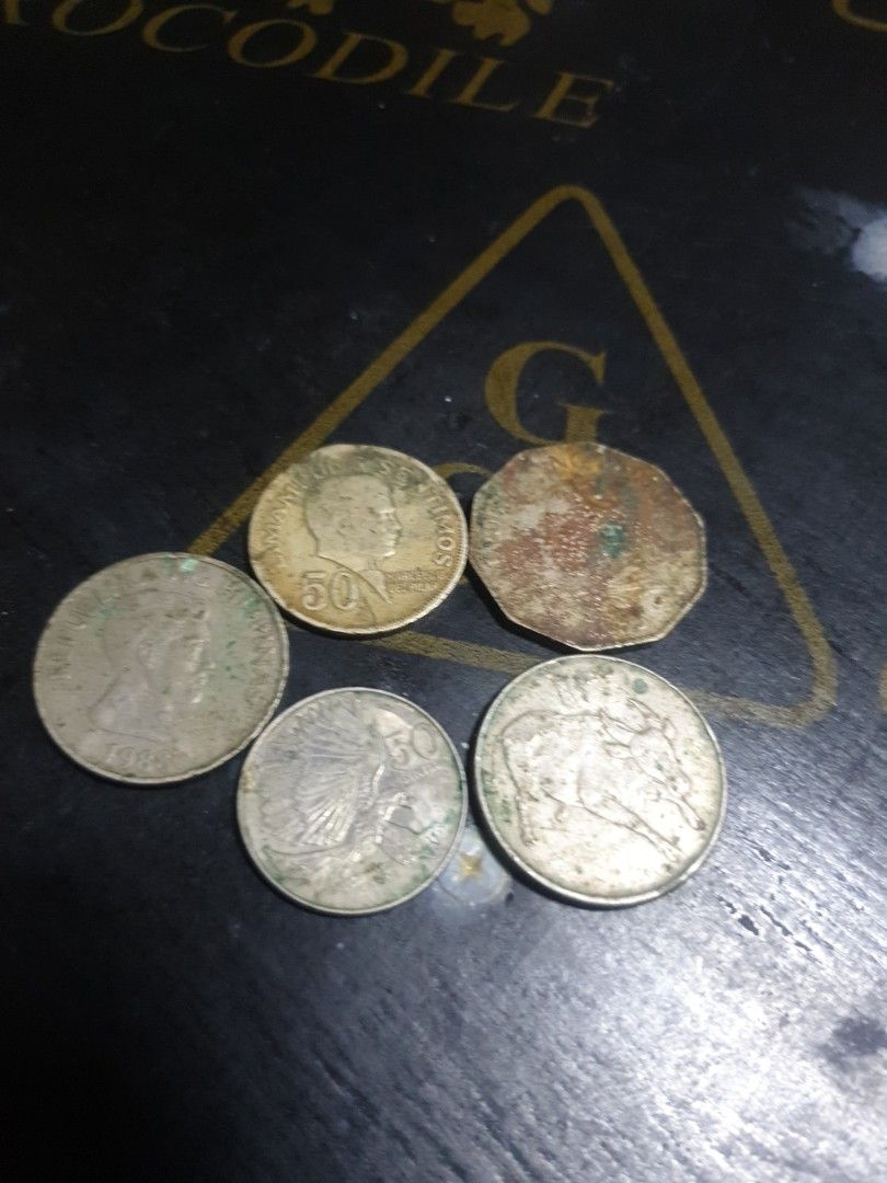 2 peso,50 cents 1967, one piso carabao, Hobbies & Toys, Memorabilia ...