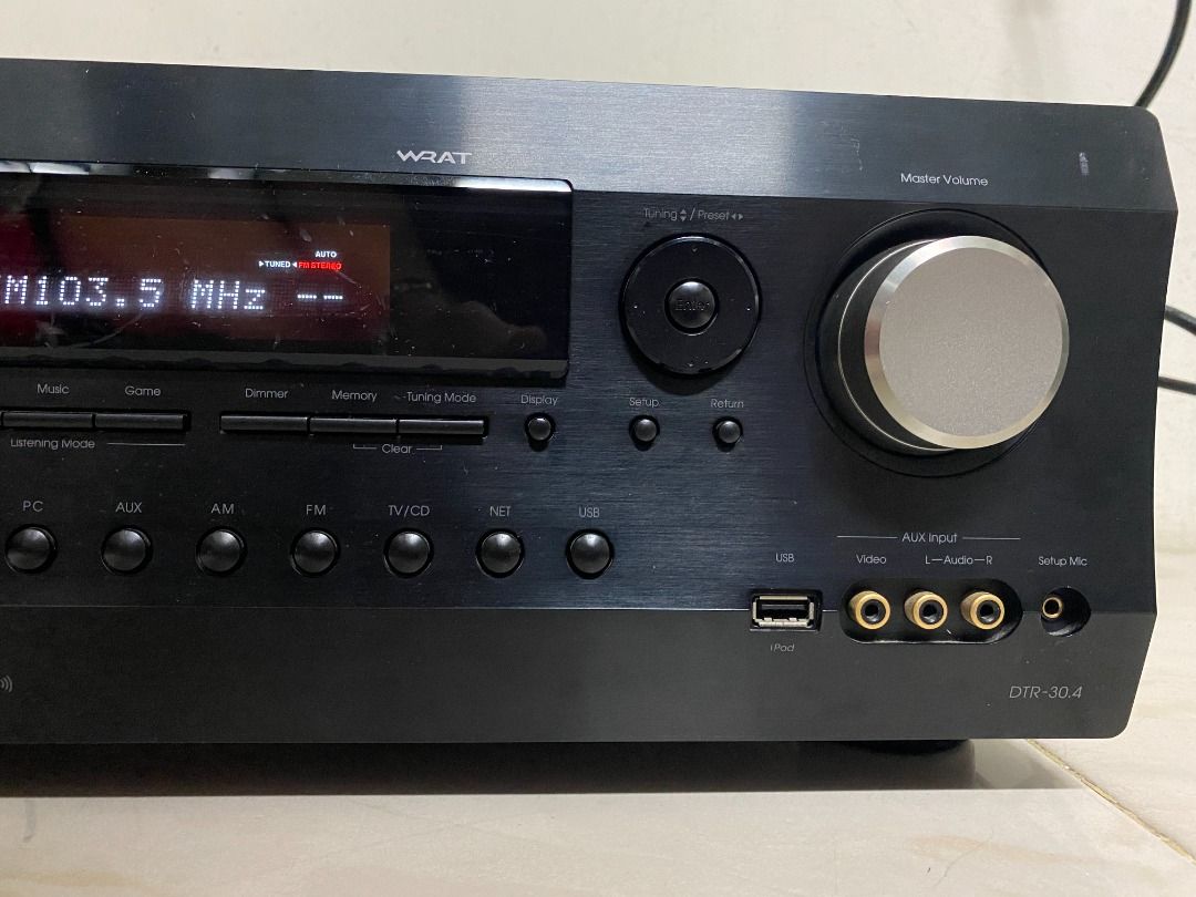 品項超新 Integra dtr 30.4 FM/3D 4K 擴大機,HDMI 7.2 家庭劇院 有全新代用遙控器, 耳機及錄音音訊設備 ...