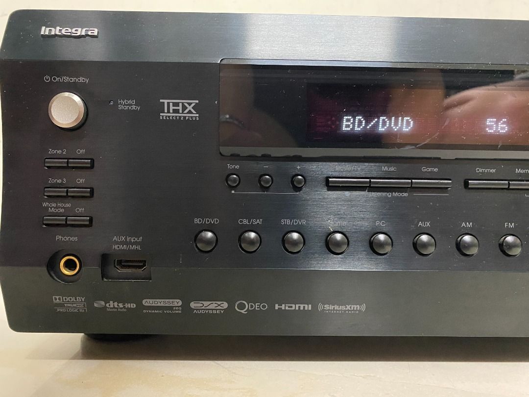 品項超新 Integra dtr 30.4 FM/3D 4K 擴大機,HDMI 7.2 家庭劇院 有全新代用遙控器, 耳機及錄音音訊設備 ...
