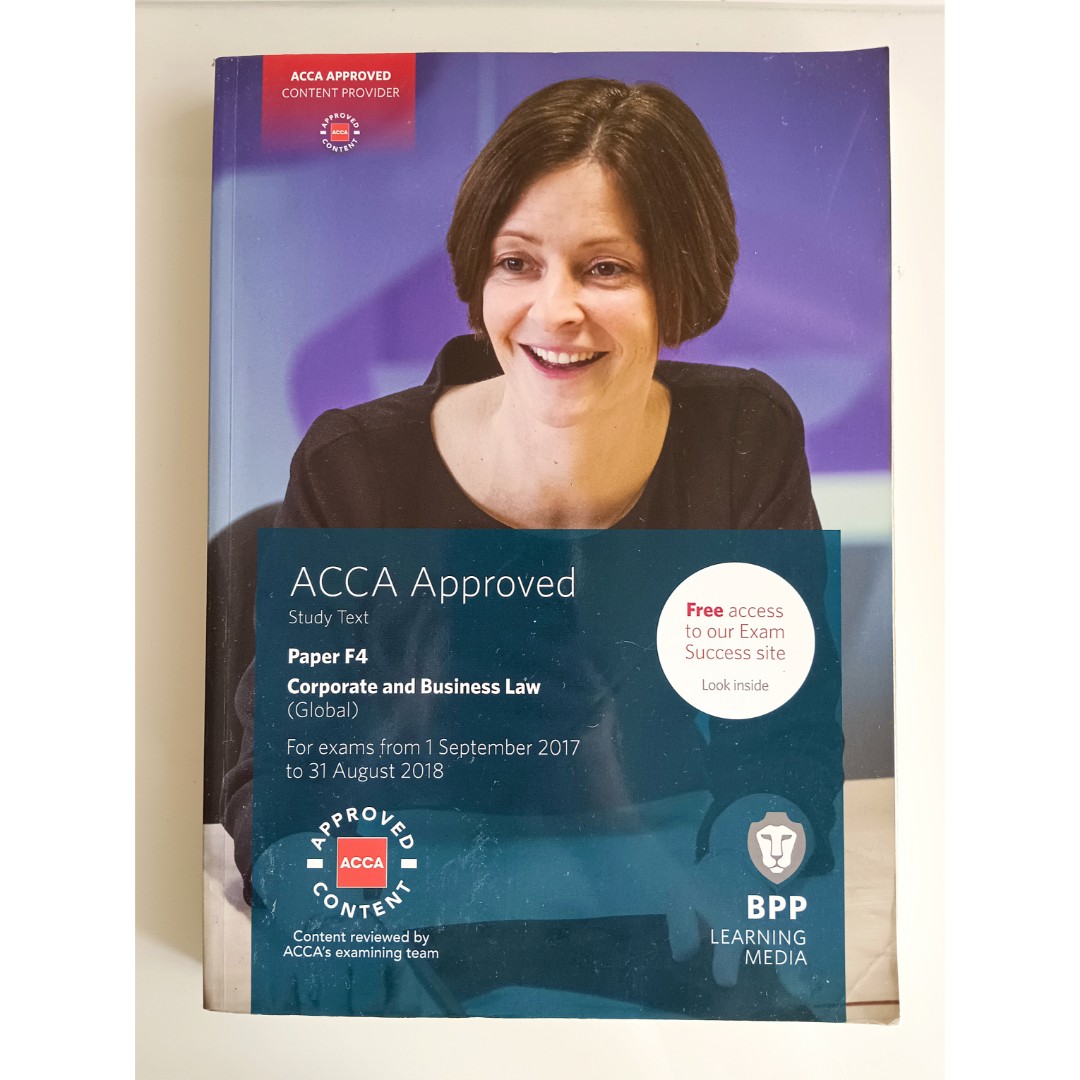 ACCA F4 Corporate and Business Law (Global): Study Text, Hobbies & Toys ...