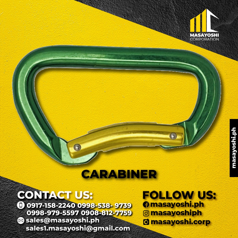 Adela Screw Lock Carabiner AF-72, Safety Equipment, Locking Equipment, Karabiner, Rigging Tool ...