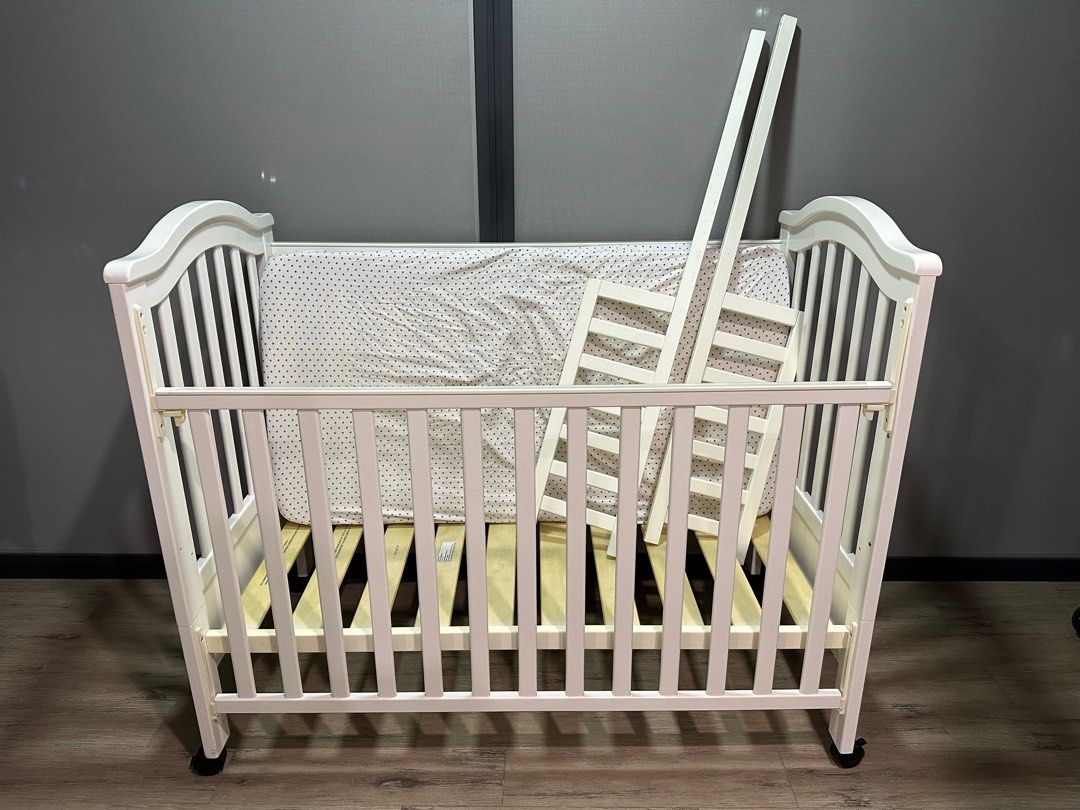 Adjustable baby cot, Babies & Kids, Baby Nursery & Kids Furniture, Cots ...