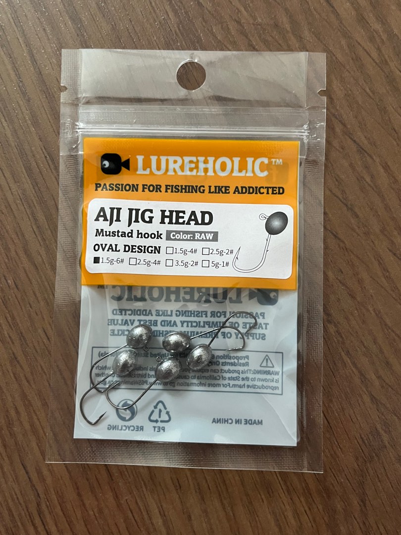 Ajing fishing Jighead, Sports Equipment, Fishing on Carousell