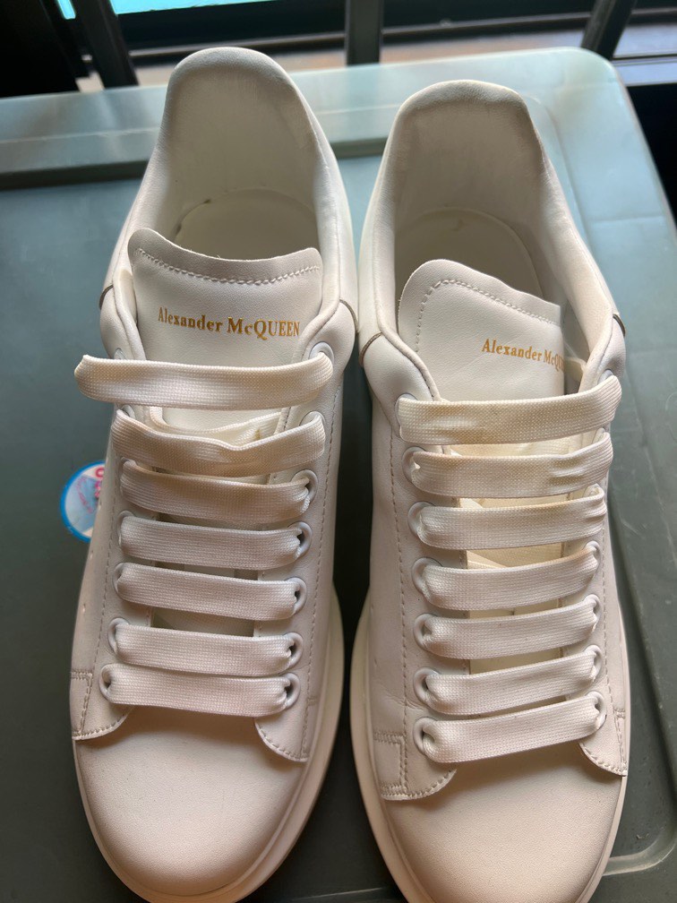Alexandra McQueen White shoes, Luxury, Sneakers & Footwear on Carousell