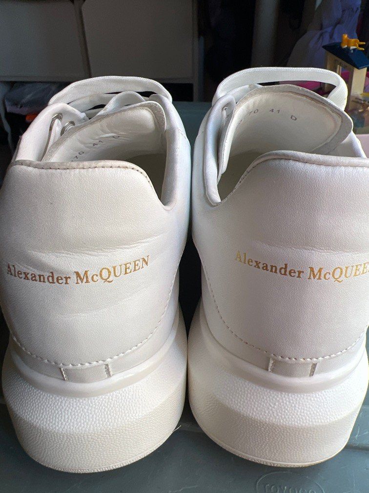 Alexandra McQueen White shoes, Luxury, Sneakers & Footwear on Carousell