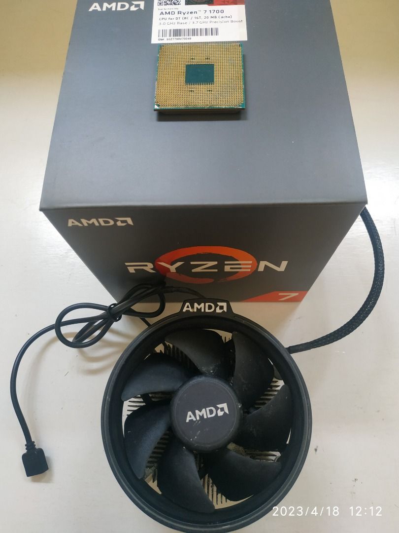 AMD Ryzen 7 1700 with cooler ; Ryzen 7 CPU ; Ryzen 7 ; AMD 1700 with cooler ; ASROCK MB ; Wraith ...