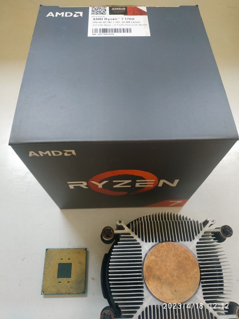 AMD Ryzen 7 1700 with cooler ; Ryzen 7 CPU ; Ryzen 7 ; AMD 1700 with ...