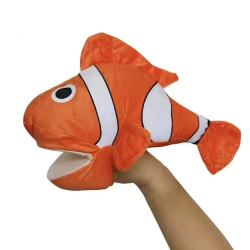 Animal Hand Puppet-Clownfish, Hobbies & Toys, Stationery & Craft ...