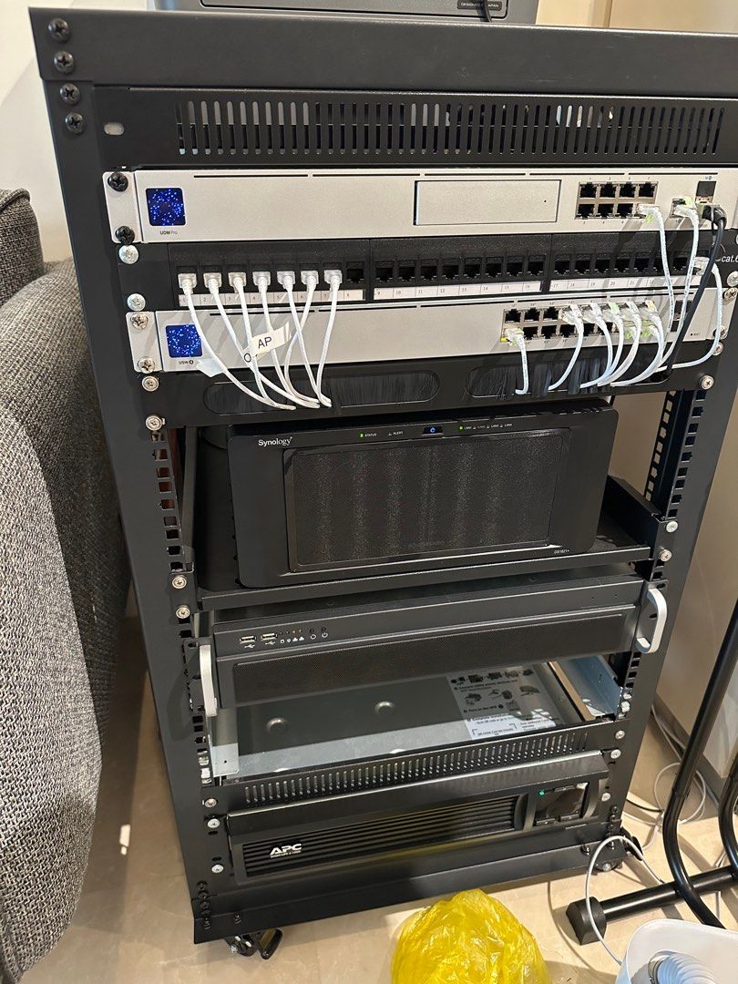 APC UPS 2U rack mount 1000VA + rack rail , Computers & Tech, Parts ...