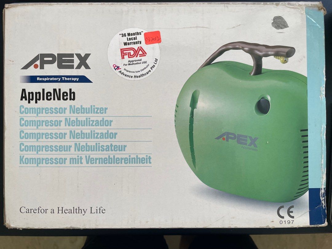 Apex AppleNeb compressor nebulizer for kids baby infants, Health ...