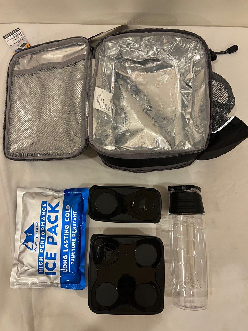 ARCTIC ZONE AZ PRO Lunch Bag Leak Proof Deep Freeze Expandable Food ...